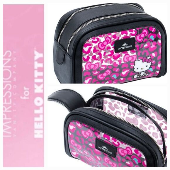 Impressions | Bags | Impressions X Hello Kitty Double Zip Cosmetic Case ...
